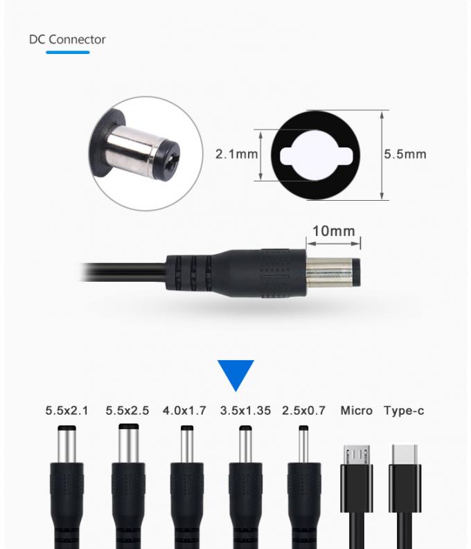 Adaptor Daya Steker yang Dapat Dipertukarkan 12 Volt 3 Amp Dengan ...